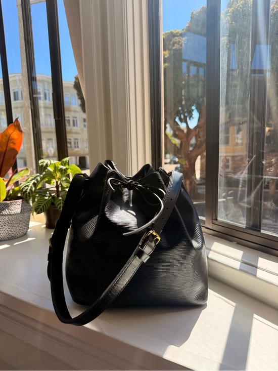 Louis Vuitton | Bags | Louis Vuitton Petit Noe Black Epi | Poshmark
